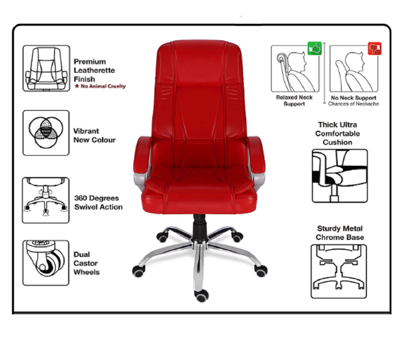 Jupiter High Back Red – PLANETWOOD